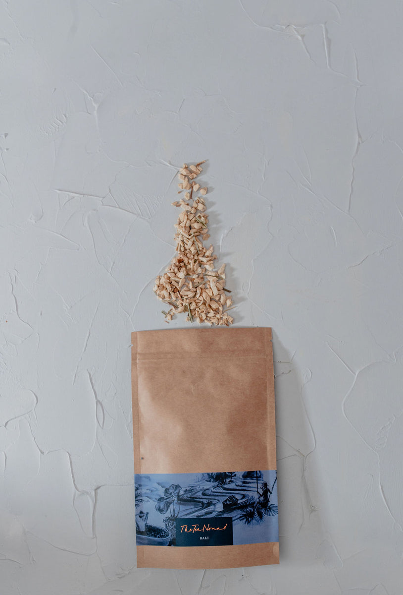Bali Tea Pouch- Organic Ginger Tea- The Tea Nomad